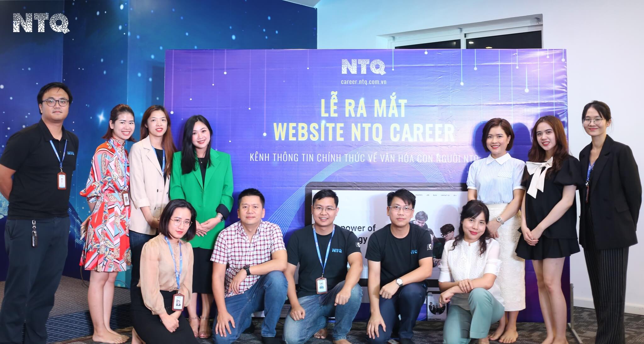 NTQ Solution Officially Releases Website NTQ Career - Home