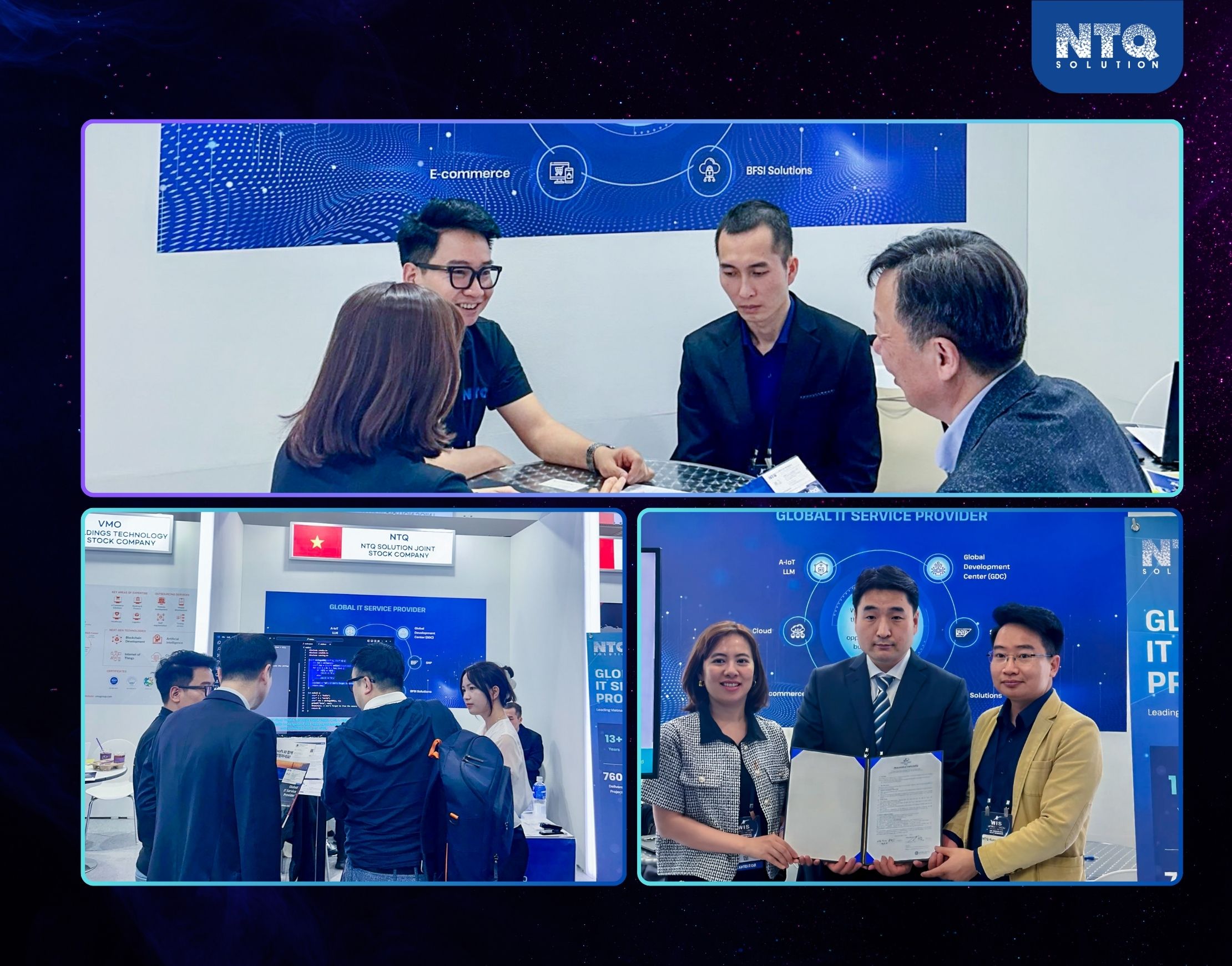 NTQ Korea's Remarkable Showcase At World IT Show - Home